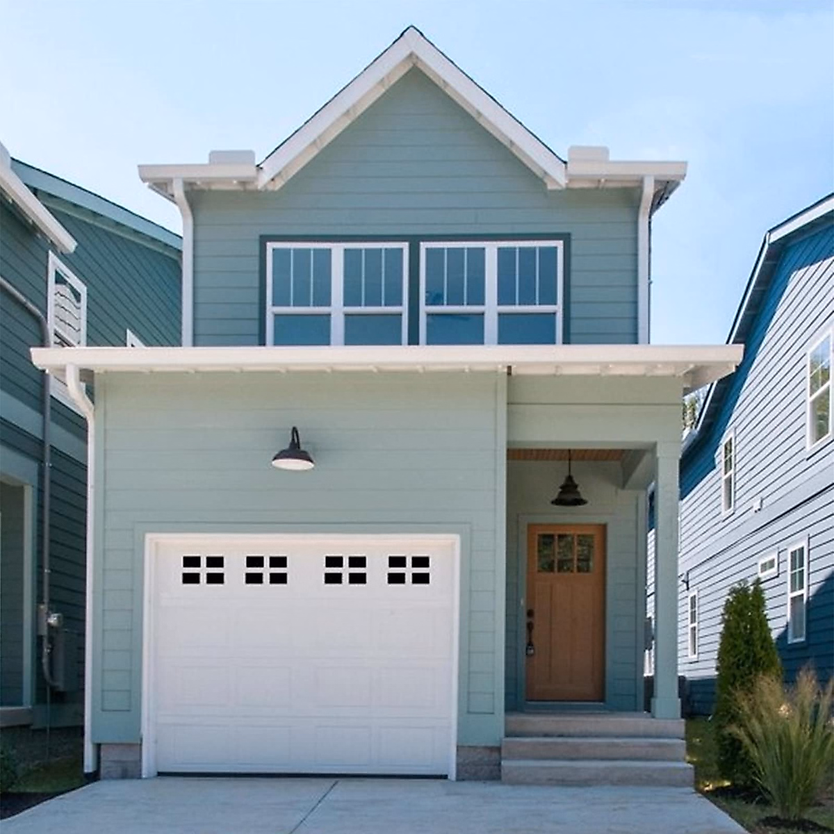 16 Panels 6" x 4" Magnetic Garage Door Windows Faux Windows Hardware Kit Garage Door Decorative Hardware for Metal Garage Door Garden Barn Door-Black