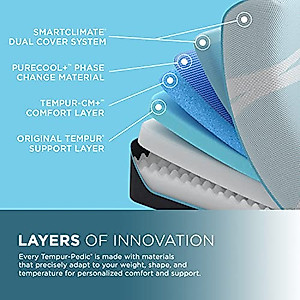 Tempur-Pedic PRObreeze Medium Memory Foam Mattress, King, 12 inch Memory Foam