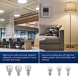 SANSI 60W Equivalent LED Light Bulbs, 22-Year Lifetime, 4 Pack 900 Lumens LED Bulbs with Ceramic Technology, 5000K Daylight 9W Non-Dimmable, E26, A15 Efficient & Safe Energy Saving for Home Lighting