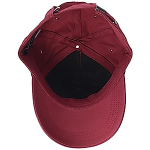 Tommy Hilfiger Men's Signature Badge Baseball Cap Burnt Russet