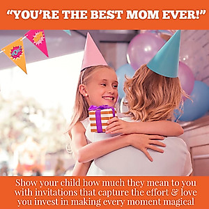 Roller Skating Birthday Party Invitations, 20 5x7 Fill In Cards with Twenty White Envelopes by AmandaCreation