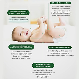 DR.ATO Derma Soothing Baby Diaper Rash Balm Multi Cream 50g - Anti Chafing, Fragrance-Free & Plant-Based Nourishing Baby Cream, Rich Moisturizing Face and Body Cream, for Dry and Cracked Skin