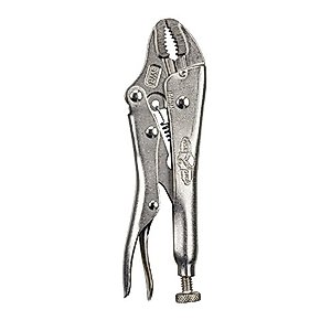 IRWIN VISE-GRIP Locking Pliers with Wire Cutter, 5-Inch, Curved Jaw (902L3)