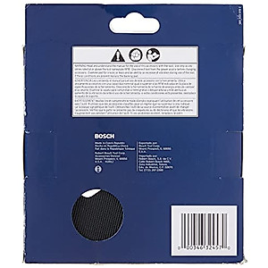 BOSCH RS6046 6 In. Hard Hook-&-Loop Sander Backing Pad for Flat Sanding without Gouging and Fast Removal