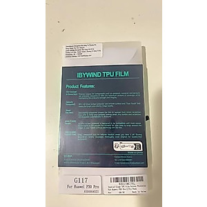 Ibywind 2 Pcs Screen Protector For Huawei P30 Pro 6.67",Flexible TPU Film,With 1Pc Camera Lens Protector,1Pc Back Film,Bubble Free[Easy to install]