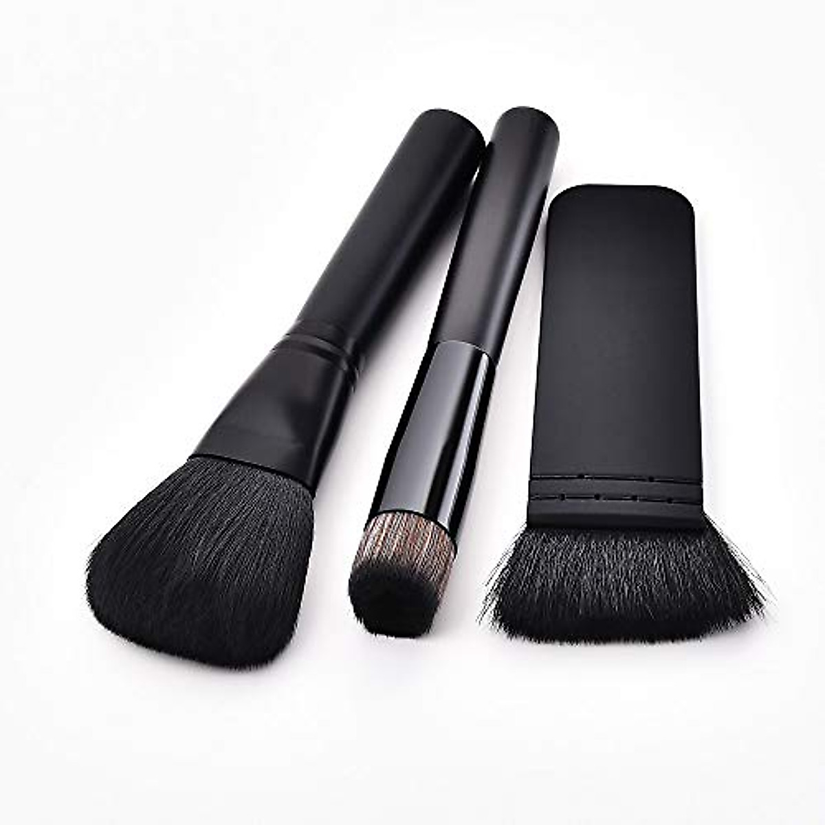 Makeup Designer Brushes Cosmetic Brush Eyeshadow Tool Wooden Makeup Foundation 3PCS Powder Brush Makeup Brush Cover