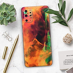 DesignSkinz Blurred Abstract Flow V41 Protective Vinyl Decal Wrap Skin Cover Compatible with The Samsung Galaxy S20 (Screen Trim & Back Glass Skin)