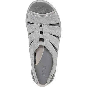 BZees Womens Finale Sandal, Silver Shimmer, 7.5 US