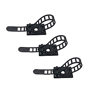 25 Pieces Desk Wire Organizer Cable Ties Zip Ties Adhesive Cord Clips Cable Management Cord Keeper Desk Wire Management