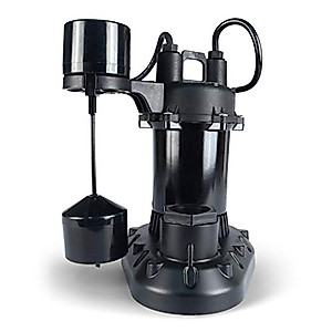 Everbilt 1/3 HP Sump Pump: Aluminum, Vertical Switch, 2200 GPH