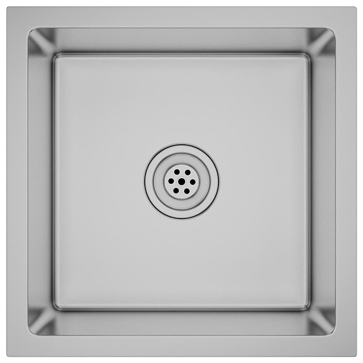 Handmade Kitchen Sink Stainless Steel,Deluxe Stainless Steel Kitchen Sink with XFlume Design for Quick Water Flow Kitchen Fixtures, Kitchen Sinks