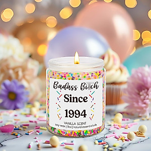 LEADO 30th Birthday Candles - 30th Birthday Gifts for Her, 30 Year Old Birthday Gifts for Women - Happy 30th Birthday, 1994, Funny Turning 30 Gifts for 30th Birthday Woman, Best Friend, Sister