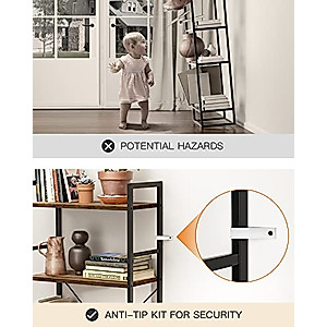 Pipishell Coat Rack and 5 Tier Bookshelf