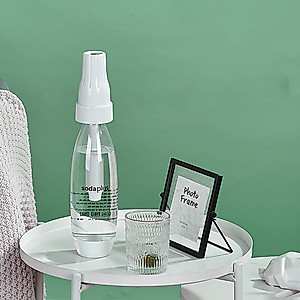 KESYOO Hand Tools Fizzy Drink Machine Sparkling Hand Operated Soda Makers Exchange Carbonator Bottles for DIY Bubble Making Juices Lemonades Cocktail Drinks White Foam Maker