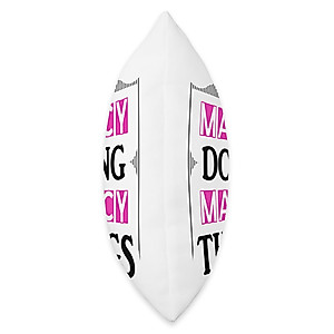 Custom Marcy Gifts & Designs for Girls Marcy Things Funny Name Gift White Throw Pillow, 18x18, Multicolor