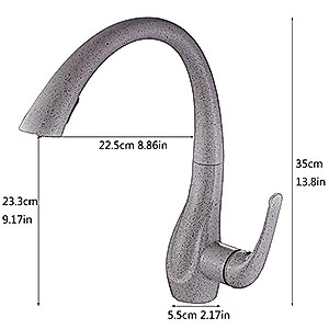 NEOCHY Faucets,Bathroom/Kitchen Faucet Tap,Can Pull Spin,Hot and Cold Faucet,Nano Surface Rotate Water-Tap Mixer