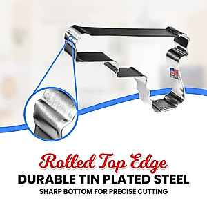 Hand Gun Cookie Cutter 4 Inch - Made in the USA – Foose Cookie Cutters Tin Plated Steel Hand Gun Cookie Mold