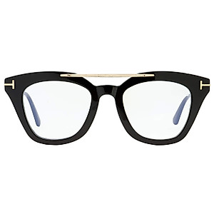 Tom Ford Rectangular Frames TF575F Anna-02 001 Black/Gold 49mm FT0575