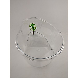 OMEM Portable Reptile House Terrarium Habitat Clear and Breathable (Medium)