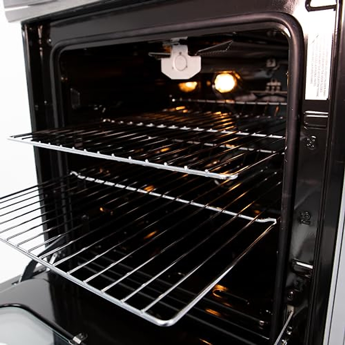 Avanti GR2013CSS Gas Range Oven Compact Freestanding Design, 4 Sealed Burners with Electronic Ignition, 2.1 Cu.Ft. Capacity Features Storage Drawer Broiler and Accessories, 20-Inch, Black