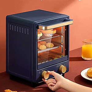 FZZDP Household Electric Baking Oven Mini Vertical oven Intelligent Pizza Dessert Cake Maker 60min Timing Baking Tools