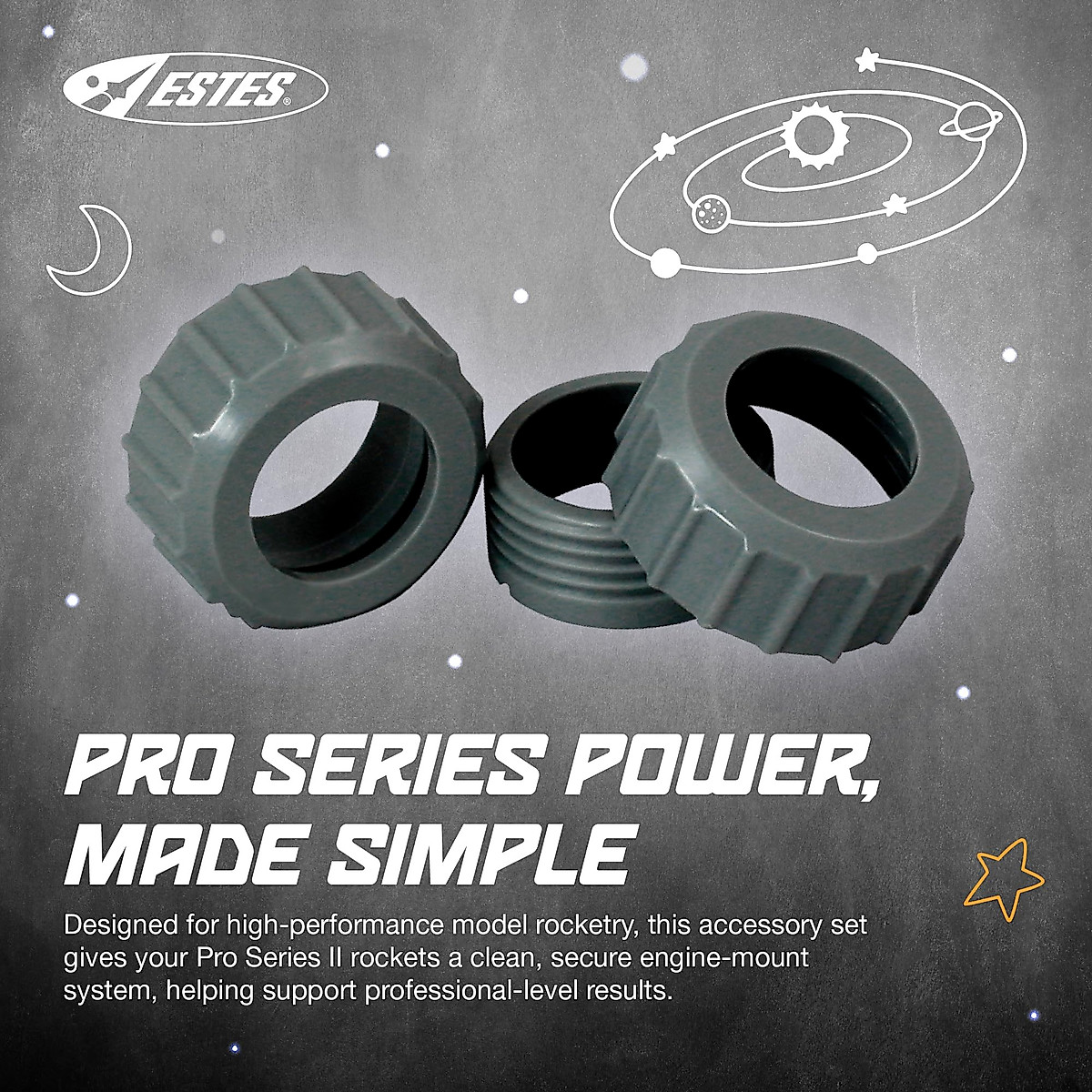 Estes 29-mm Motor Retainer Set Brown/a