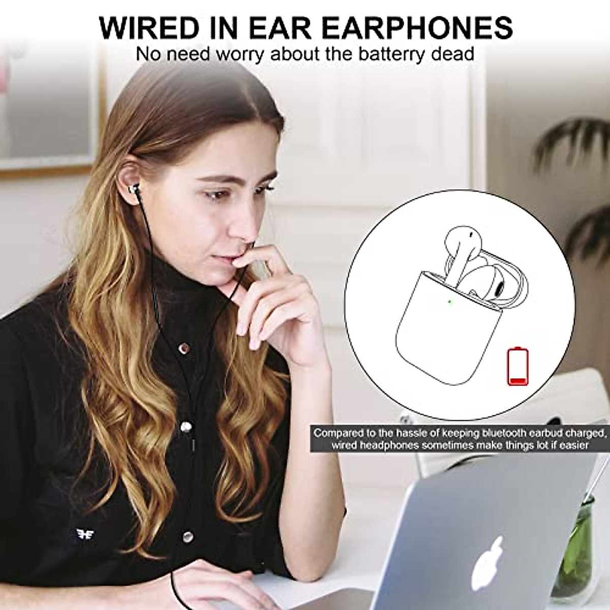 USB C Headphones for Samsung S23 S22 Ultra A53, Noise Cancelling Type C in-Ear Earphones USB Type C Earbuds with Microphone HiFi Stereo Headphone Wired for Pixel 7 Pro Galaxy S21 Oneplus 11 10t 9