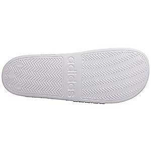 adidas Men's Adilette Shower Slides White/Core Black/White 13