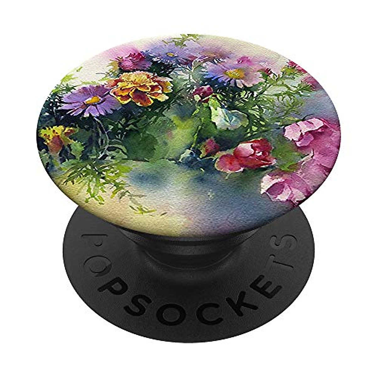 Bouquet Pop Mount Socket Trendy Watercolor Floral Botanical PopSockets PopGrip: Swappable Grip for Phones & Tablets