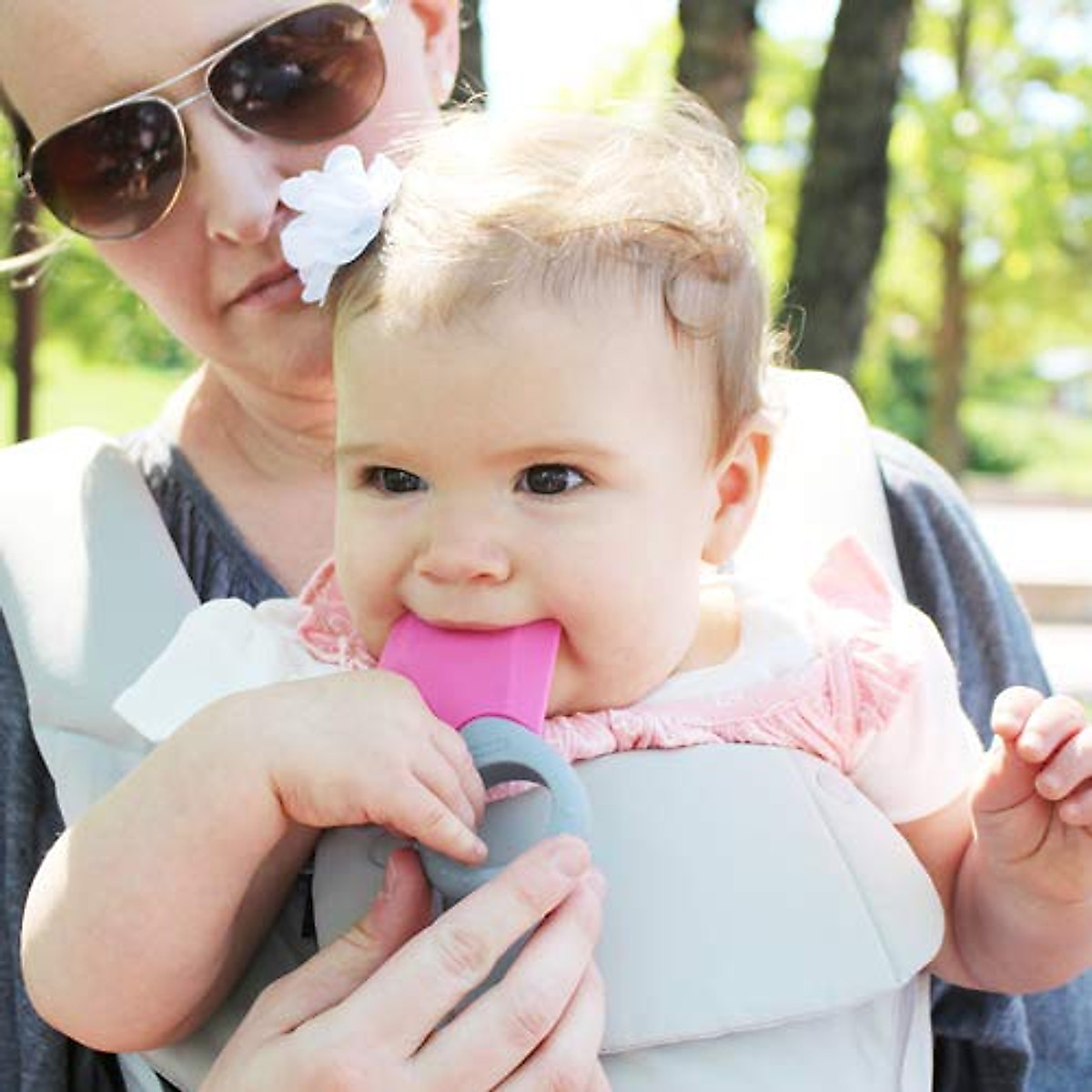 INNOBABY TEETHIN' Smart Birthstone Ring TEETHER - October (Tourmaline)