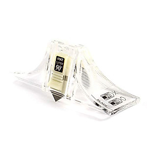 Cutter 45 & 90 Degree Bevel Mat Board Cutter, with 2pcs Free Replacement Blade (White)