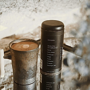 MUDWTR Coffee Alternative Morning Ritual Kit, Organic Lion's Mane, Cordyceps, Chaga, and Reishi Mushroom Powder, Vegan, Milk Frother Included, 180g