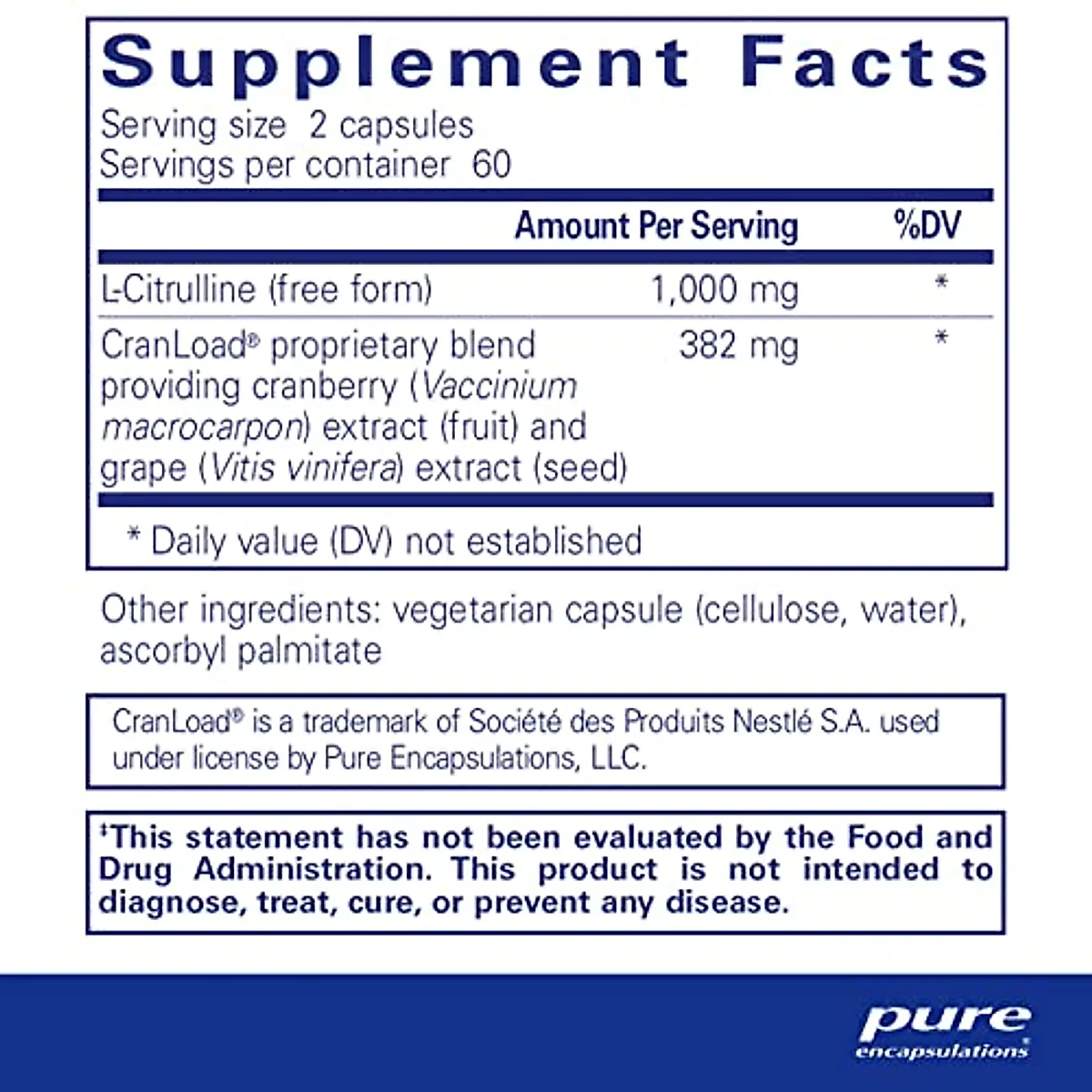 Pure Encapsulations Nitric Oxide Ultra (Capsules) | Supplement to Support Nitric Oxide Production, Healthy Blood Flow, and Vascular Health* | 120 Capsules