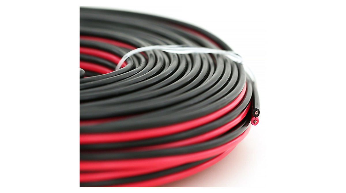 GS Power 20 AWG Copper Zip Cord Cable - 50 ft