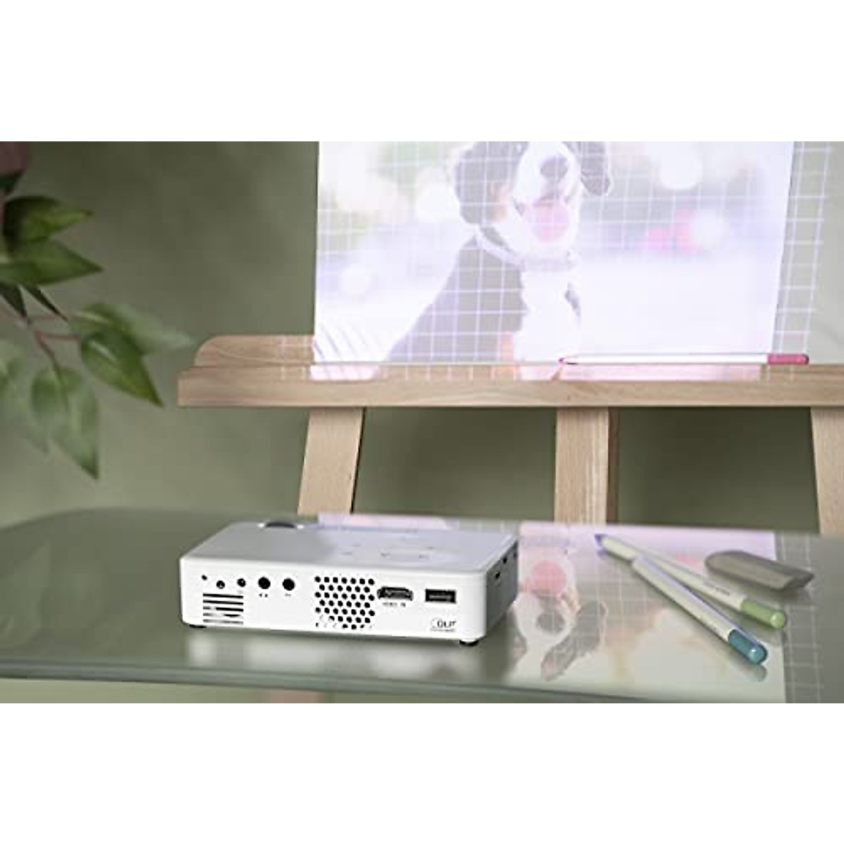 Artograph Flare 450 Digital Art Projector and Remote with Keystone and Grid  Features for Artists