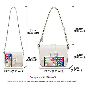 Split Cow Leather Crossbody Bag for Women Genuine Leather Shoulder Bag Ladies Fashion Bag Purse with Two Shoulder Straps Casual Underarm Bag