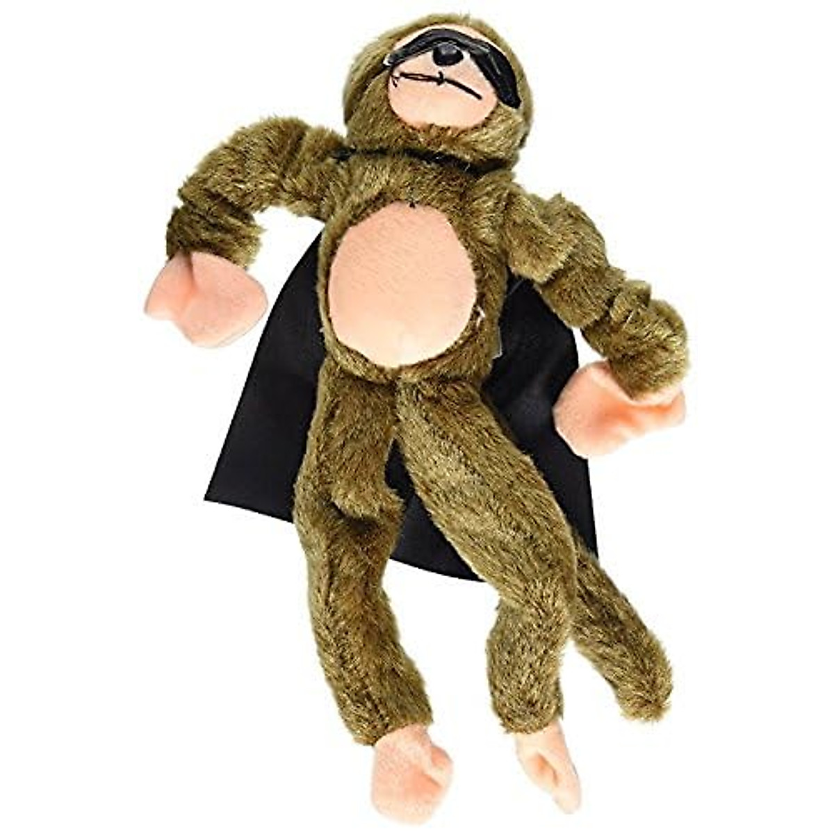 Playmaker Toys Flingshot Flying Screaming Monkey Plush Dog Cat Pet Catch Toy w/Sound