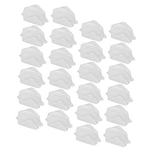 Abaodam 100 Pcs Triangular Cake Box Raclette Sandwich Container Disposable Cake Containers Plastic Container with Lid Cake Containers with Lids With Cover Clamshell Pizza The Pet