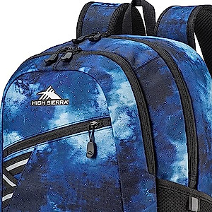 High Sierra Outburst 2.0 Carry On Backpack w/Padded Laptop/Tablet Sleeve, Space