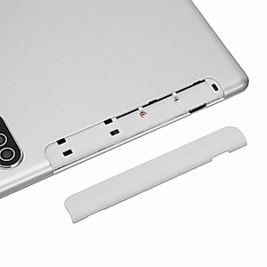 DAUERHAFT 4G Phone Tablet, 6GB RAM 128GB ROM Octa Core 10.1 Inch Tablet for Entertainment for Android 10 (Silver)