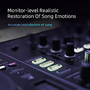 YINYOO KZ EDC Earbuds Wired in Ear Earphones Comfortable Headphones with 10mm Dynamic Driver, Detachable Cable for Android Sports (with mic, Black)