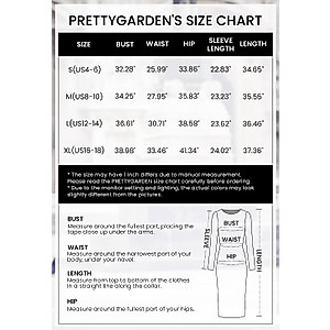 PRETTYGARDEN Women's Fall Bodycon Mini Dress Sparkly Long Sleeve Cowl Neck Ruched Short Club Cocktail Wedding Guest Dresses (Black,Small)