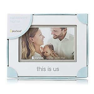 Pearhead This Is US Picture Frame, Family Keepsake Frame, Gift For New And Expecting Parents, 4x6 Photo Frame