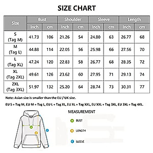 WINKEEY Unisex Lucky Me I See Ghosts Sweatshirt Rapper Long Sleeve Hip Pop Hooded Hoodie for Women (XL,Space)