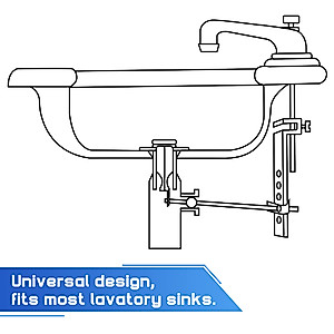 Enhon 2 Hole Pop Up Stoppers, Chrome Bathroom Sink Stopper fits Most Pop Up Drain Design, 4-1/2 Inch Tall, 1-3/8 Inch Cap Diameter, with Gasket Seal, Compatible with PF WaterWorks PF0240 (3 Pack)