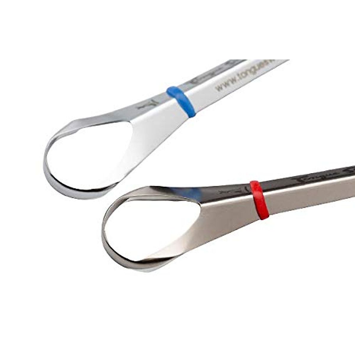 Tongue Sweeper Model P Medical Grade, Dishwasher Safe, Stainless Steel Tongue Cleaner, Reduce Bad Breath and Improve Taste, Preferred by Leading Dental Schools for Oral Hygiene, (1 Count)