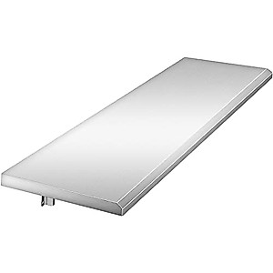 Concession Window, Aluminum Alloy Food Truck Service Window & Awning Door & Drag Hook, Serving Window for Food Trucks Concession Trailers,48" X 12"Shelf