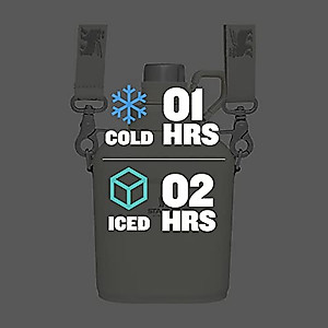 Stanley Legendary Classic Canteen Water Bottle - 1.1 QT - Stainless Steel Canteen with Strap and Leakproof Lid - Dishwasher Safe and BPA-Free