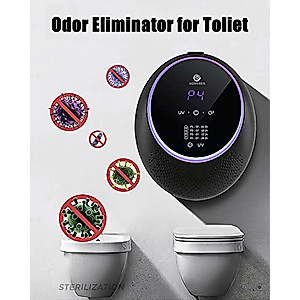 Morrrer Ozone Machine Odor Removal for Home & Pets, Portable Generator with 10,000mAh Battery, Eliminator Home, Smoke , Room Deodorizer Closet, Toilet