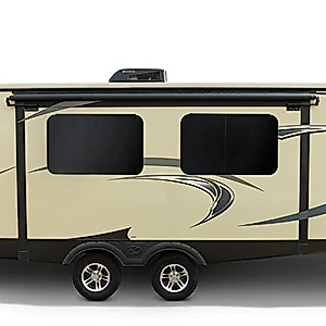 RecPro RV Slide Out Awning Kit | RV Slide Topper | Frame and Fabric (9'6", White)